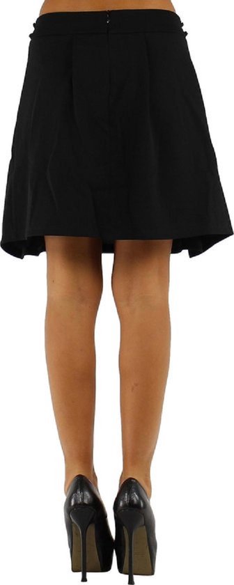 Prachtige zwarte rok met goudkleurige riem - maat M | bol