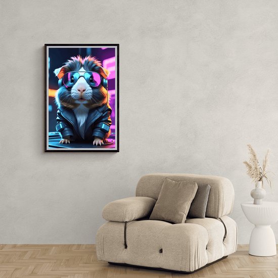 Cavia Deejay Poster - Cavia - Kinder - Dieren - Wanddecoratie - posters ...