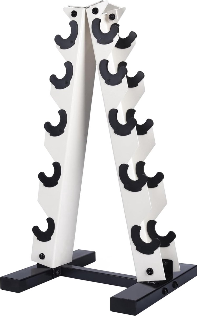 A-frame halterstandaard, alleen standaard, 5-laags stalen halterrek ...