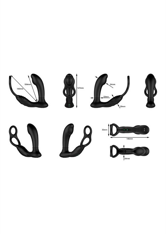 Nexus - Simul8 Stroker Edition Vibrating Dual Motor Anal Cock and Ball Toy | bol