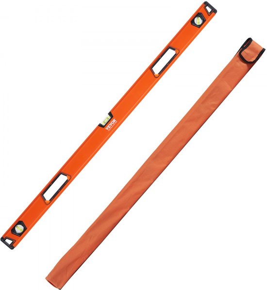 waterpas aluminium magnetische waterpas 1222 mm 3 niveaus 45 graden ...