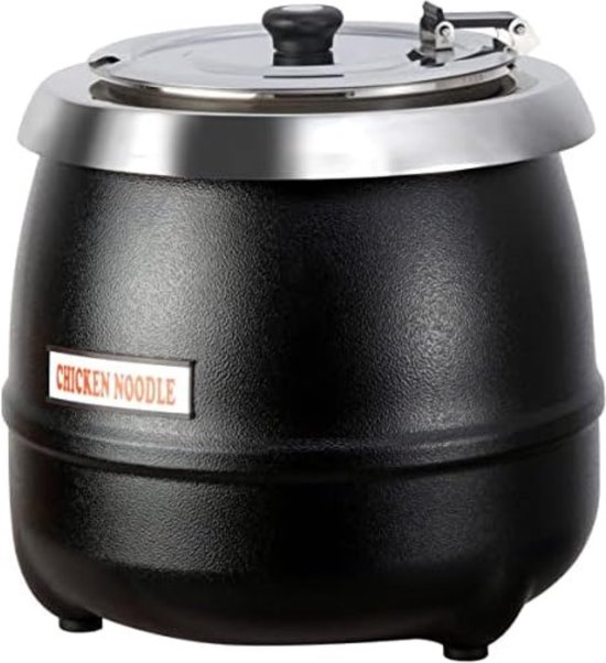 Soeppan 10 Liter - Soep Pan - Soeppannen - 400 W - Zwart | bol