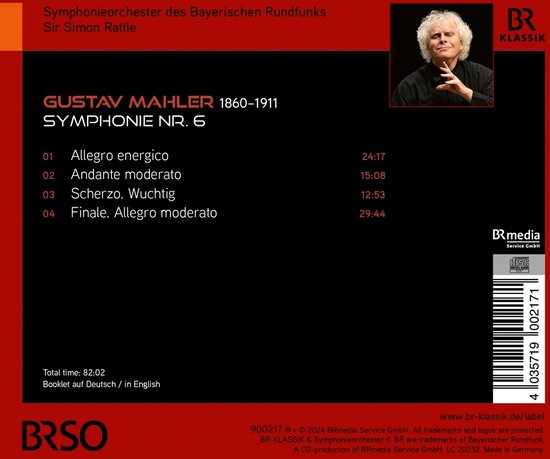Symphonieorchester Des Bayerischen Rundfunks, Sir Simon Rattle - Mahler: Symphony No.... | bol