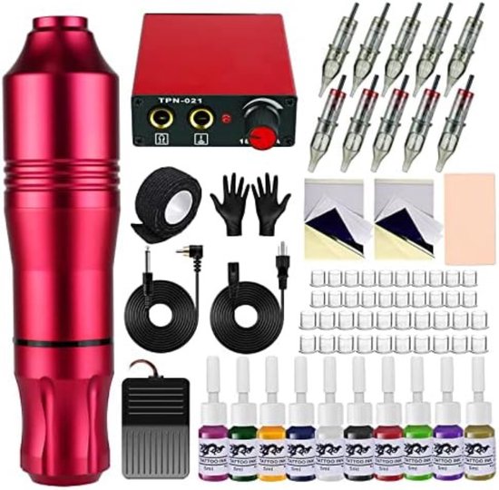 Tattoo Machine - Tattoo Set - Tattoo Machine Beginner Set - Tattoo ...