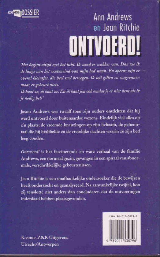 Ontvoerd! - Ann Andrews, Jean Ritchie, Jean Ritchie | 9789021530796 ...