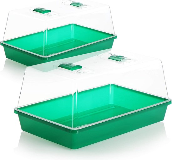 2 x kamerkas, uitrusting voor het kweken van planten, kweekpot met ...