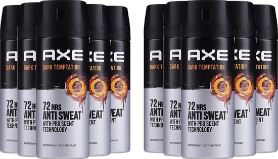 AXE Deo Spray - Dark Temptation Dry - 10 x 150 ml | bol