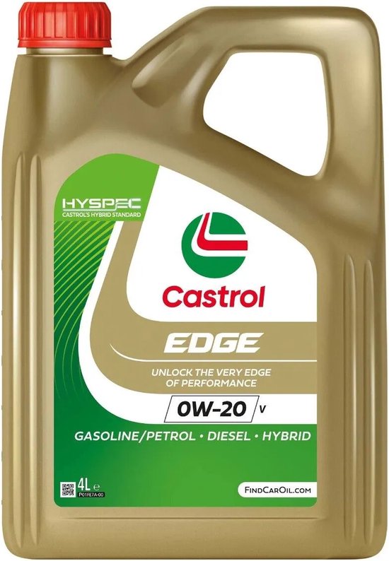 Castrol Edge 0W-20 V 15F706 Volvo motoren 4L | bol