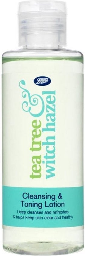Boots Tea Tree & Witch Hazel Cleansing and Toning Lotion | bol