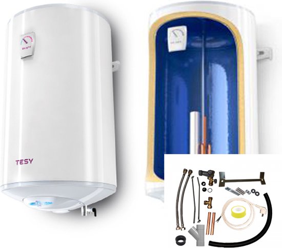 Verticale Boiler deels van Geëmailleerd staal 100 L, inclusief een set ...