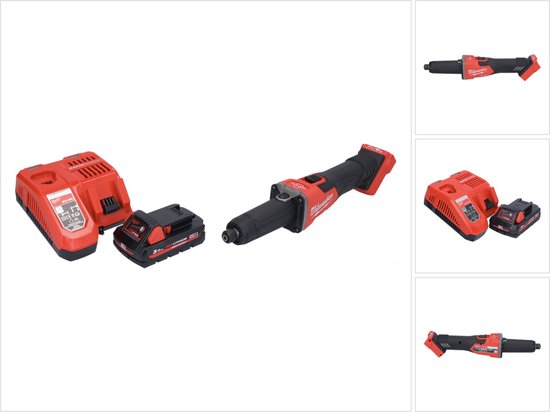 Milwaukee M18 FDGRB-301 Snoerloze rechte slijpmachine 18 V 50 mm ...