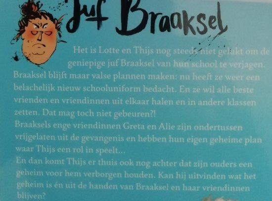 Carry Slee 'Juf Braaksel en de geniale ontsnapping', Carry Slee ...