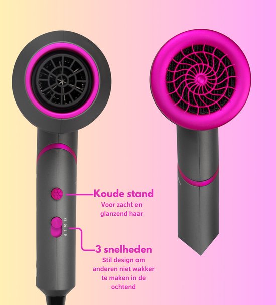 Hannya Haarfohn Haarfohns Stil Opvouwbaar 3 standen | bol