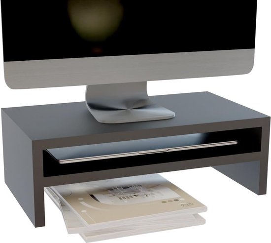 Monitorstandaard verhoger, metalen computerstandaard - Dual Monitor ...