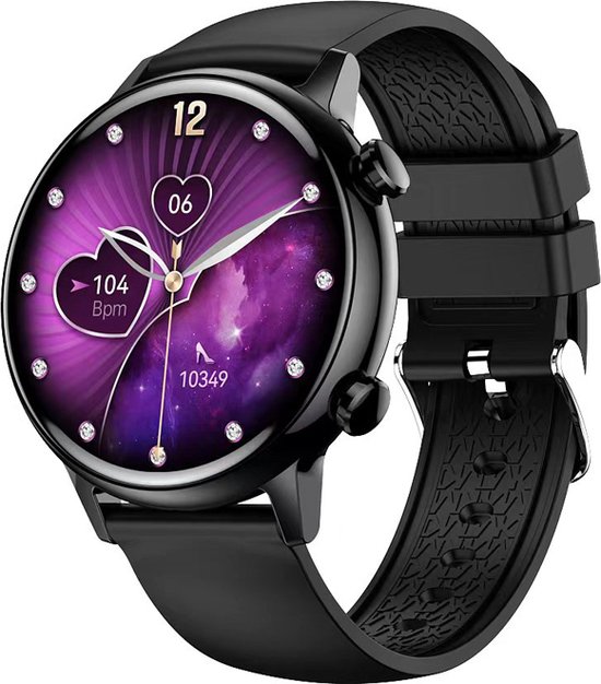 Kiraal Sparkle - Schitterende Smartwatch - Functioneel - Geschikt Voor ...