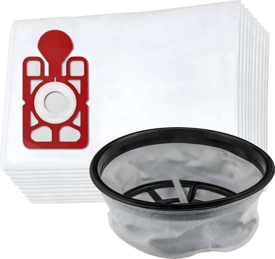 10x Stofzuigerzak en 1x filter set geschikt voor 12" Numatic Henry en ...