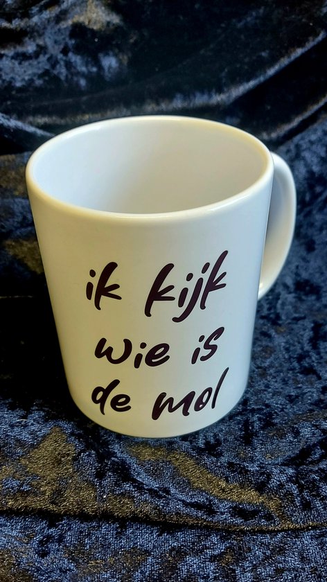 Cadeauset Wie is de mol, Bedrukte set met tekst Niet storen!! Ik kijk ...