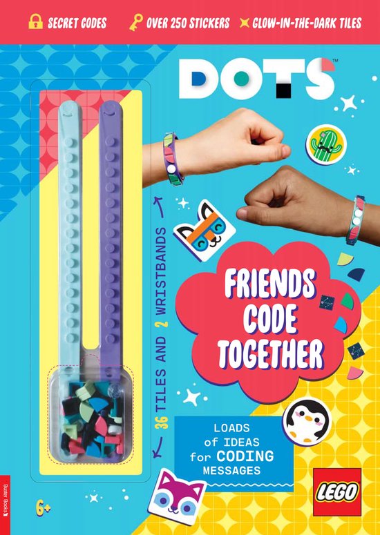 LEGO® DOTS®: Friends Code Together (with stickers, LEGO tiles and two ...