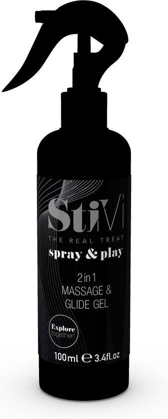 StiVi - Spray&Play 2in1 Massage & Glijmiddel - 100 ml | bol