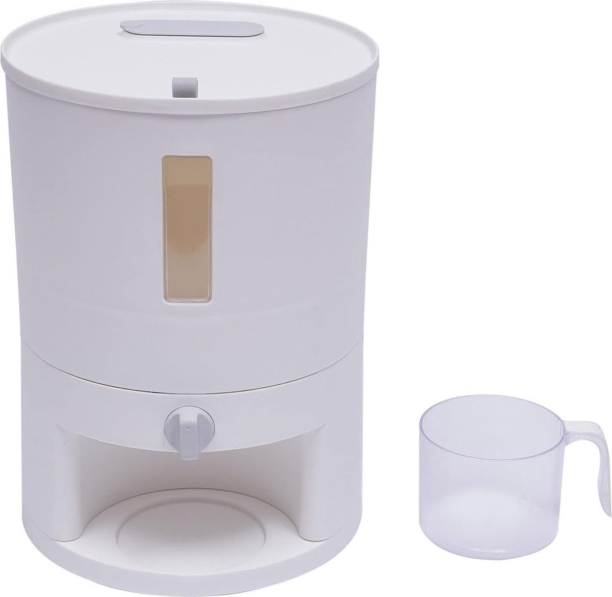 Rijst Dispenser - 20 Liter volume - Inclusief maatbeker - Voedsel ...