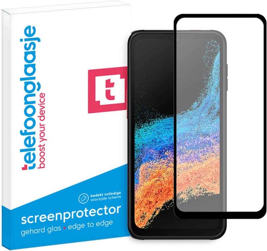 Telefoonglaasje Screenprotector Samsung Galaxy Xcover 6 Pro - Volledig Dekkend -... | bol