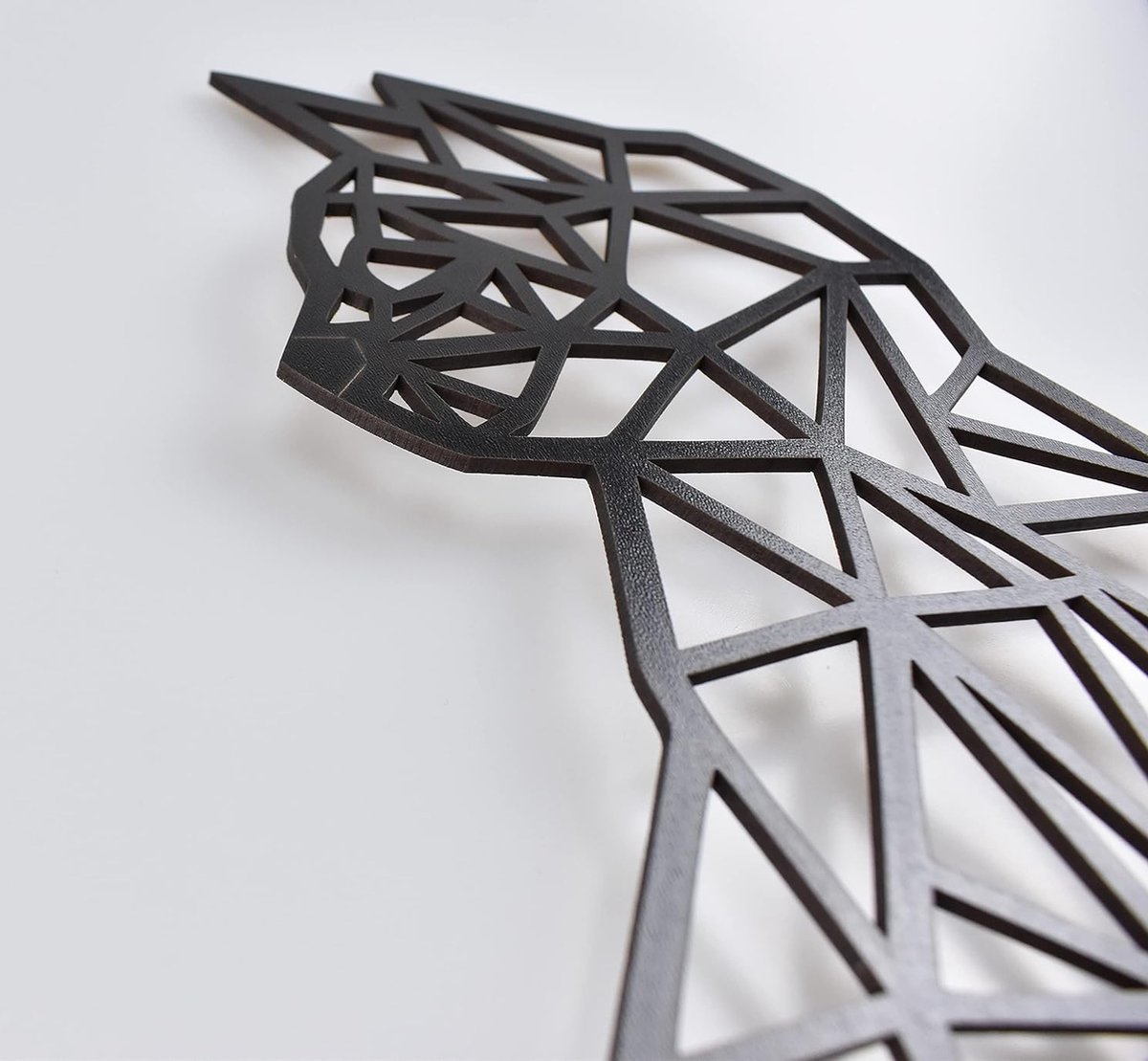 Decoratieve plaat kat Hangende versiering. Kat decoratie. 3D-afbeelding ...