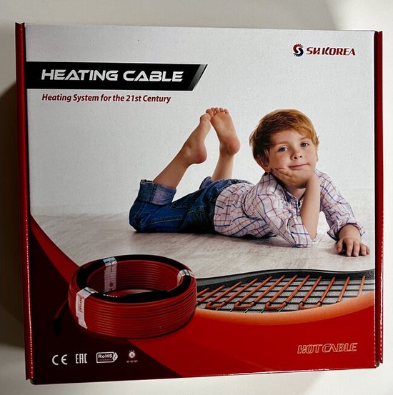 Vloerverwarming - kabel - badkamer - elektrisch - 10 meter | bol