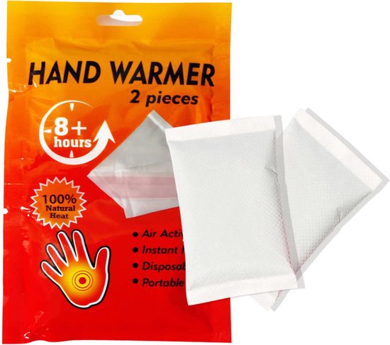 Hand Warmer | Handverwarmer | 8 uur warmte | 2 Stuks | bol