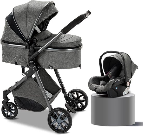 Luxe Multifunctionele 3-in-1 Combi Kinderwagen - Kwalitatieve Buggy - Buggy's -... | bol