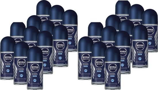 Nivea Deo Roller Cool Kick- Voordeelverpakking 24 x 50 ml | bol