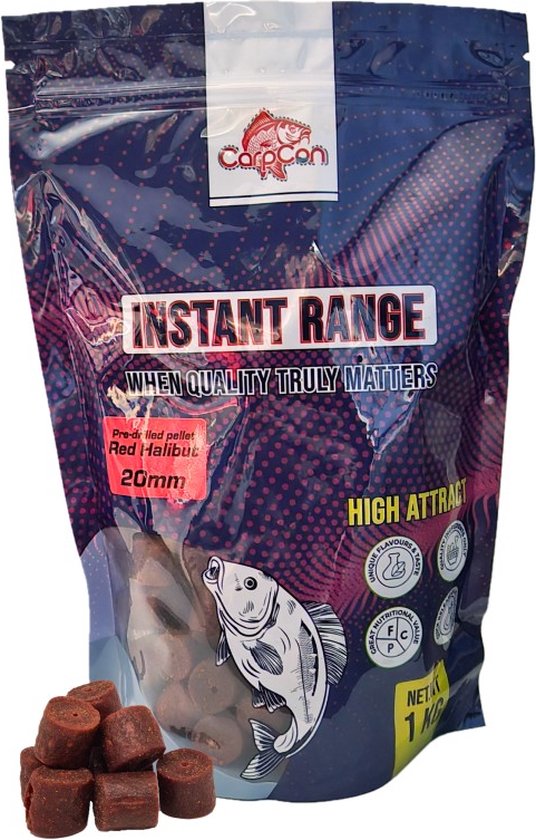 Pellet met Gat 'Red Halibut' - 20mm - 1kg- Karper/Witvis Pellets ...