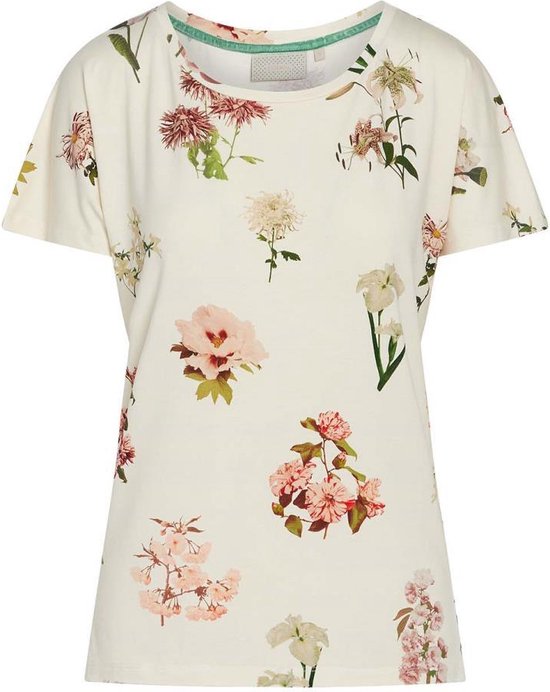 ESSENZA Ellen Annebella Top Korte Mouw Vanille - XL | bol