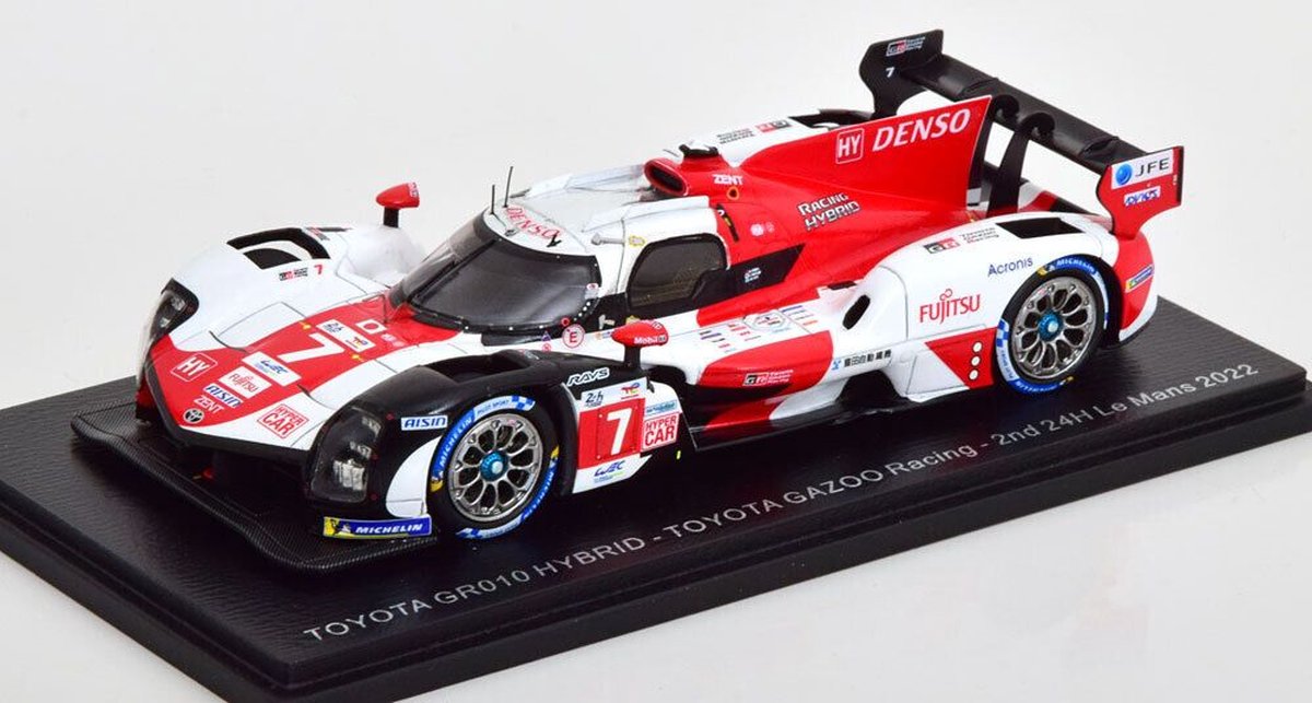 Het 1:43 Diecast-model van de Toyota GR010 3.5L Turbo Hybrid V6 Team ...