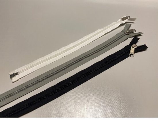 HHS Deelbare rits 250cm wit | bol