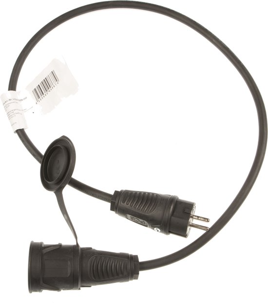 lightmaXX Power Extension Cord 3m 16 A, 3x 2,5 mm² H07RN-F 3G2,5 ...