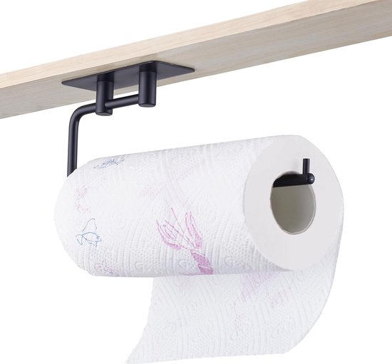 Keukenrolhouder zonder boren – zelfklevend Praktische papierrolhouder ...