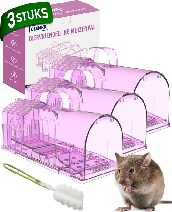 Olenka Muizenval - Diervriendelijke Muizenvallen Voor Binnen en Buiten ...