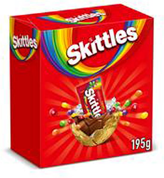 Skittles chocolade mega paasei - 195 gram - Pasen - Paaseieren - Paasdecoratie -... | bol
