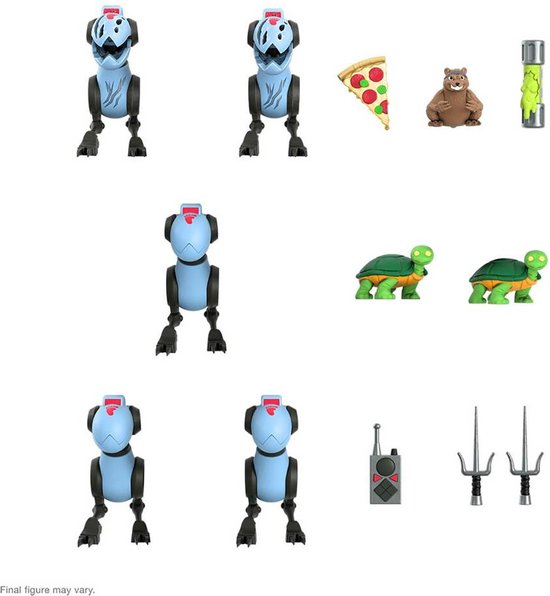 TMNT: Ultimates Wave 6 - Mousers 3 inch Action Figure 5-Pack | bol