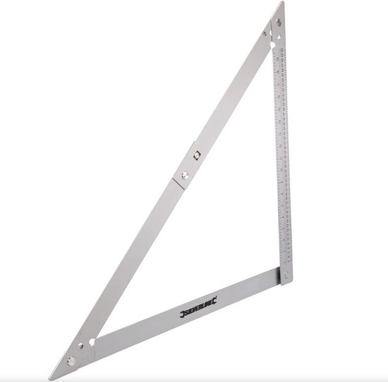 Wovar Grote winkelhaak opvouwbaar 60 cm | Per Stuk | bol