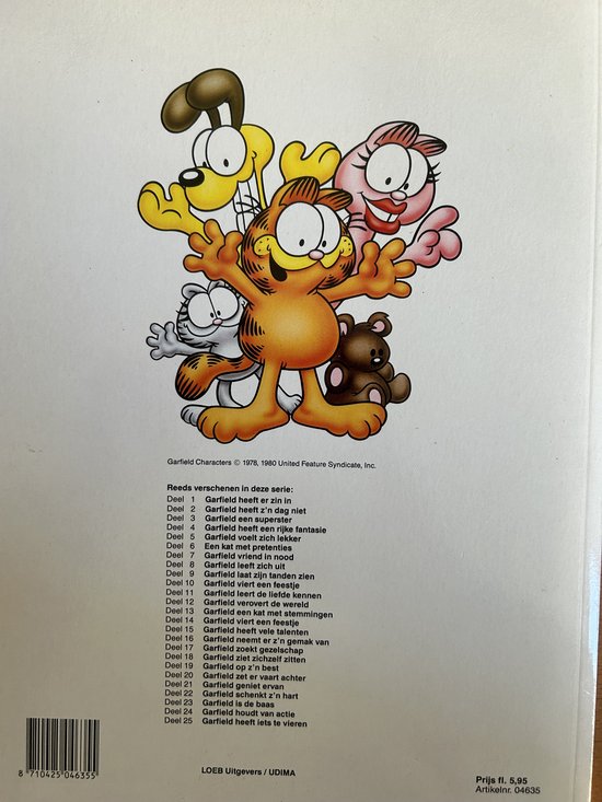 25 jaar Garfield, Jim Davis | 9789077035641 | Boeken | bol