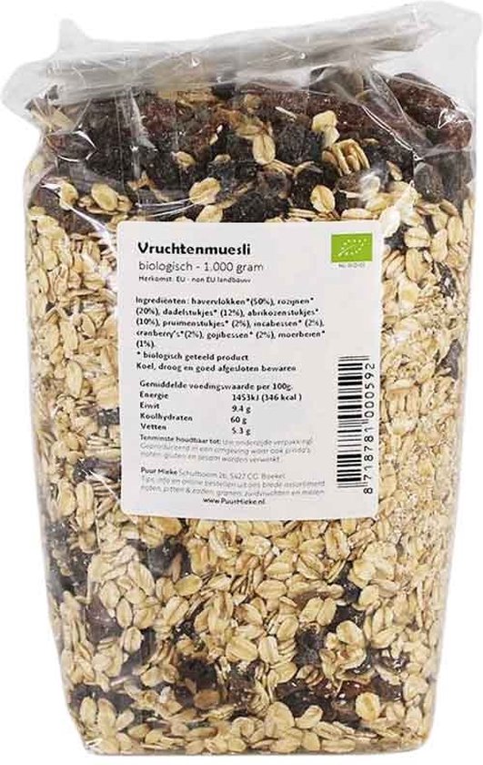 Vruchten Muesli - 1000g - BIO | bol