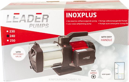 Leader INOXPLUS 250 Pompe multicellulaire à 5 roues - 5,4 m³/h ...