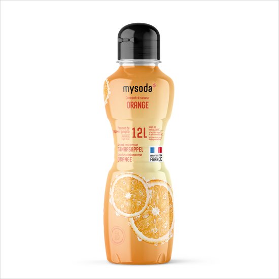Mysoda AB1100 Orange - 500ml - goed voor 12 liter frisdrank | bol