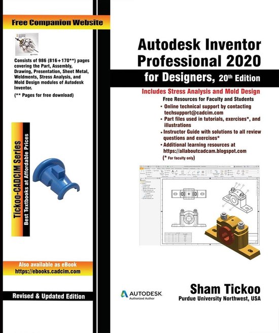 Autodesk Inventor Professional 2020 for Designers, 20th Edition (ebook ...