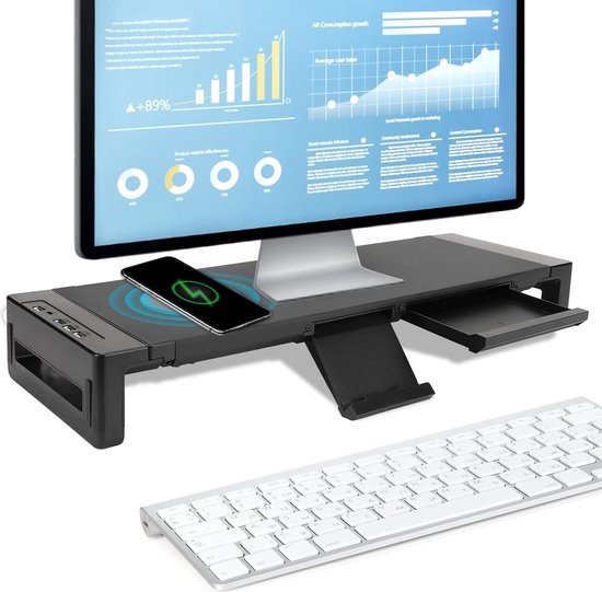 Verstelbare Bureaumonitorstandaardverhoger - Ergonomische ...