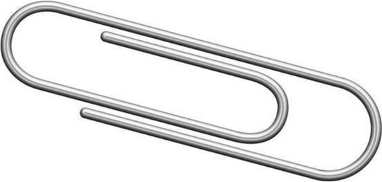 Paperclips - 28 mm - Verzinkt - Zilver - 45 stuks - Paperclips in ...