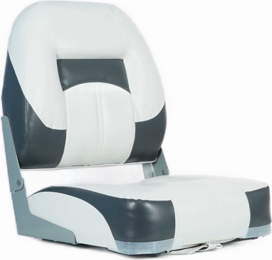 EvoNautic Boot Klapstoel Wit/Grijs - Bootstoel - Stuurstoel - Bootstoel ...
