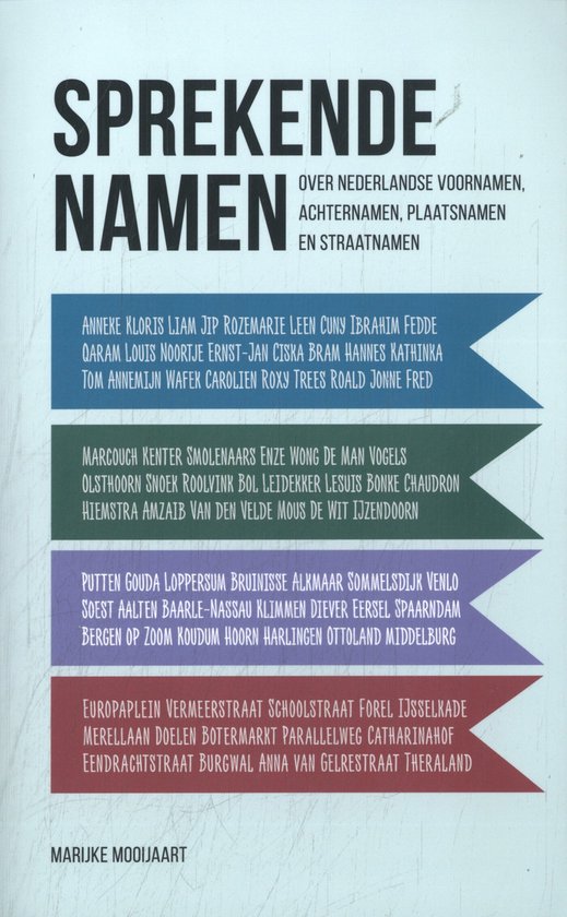 Sprekende namen, Marijke Mooijaart | 9789059974067 | Boeken | bol