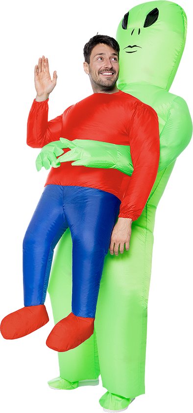 FUNIDELIA Opblaasbaar Buitenaards Kostuum voor volwassenen - Ons Size | bol